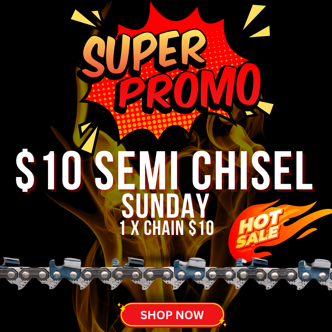 $10 Semi Chisel Saturday – 3/8LP, .325 & 3/8" Chains | One Day Only!